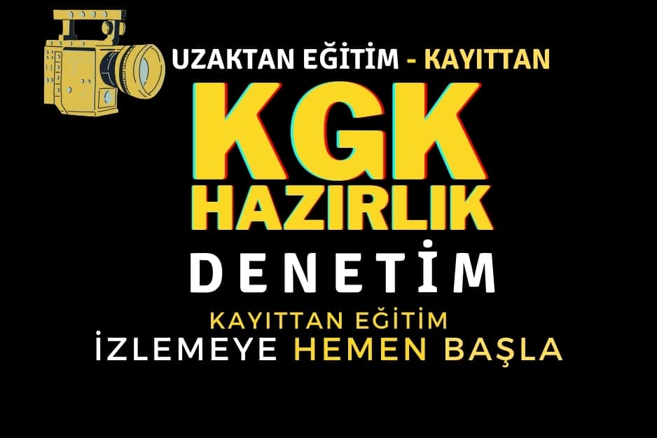 KGK Denetim Dersi - Online Canlı Eğitim | Piyasa Okulu